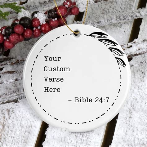Scripture Ornaments Etsy