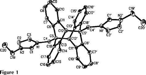 Figure 1 From The Photodimer Of 1‐ Anthracen‐9‐yl­methyl ‐3‐ethyl
