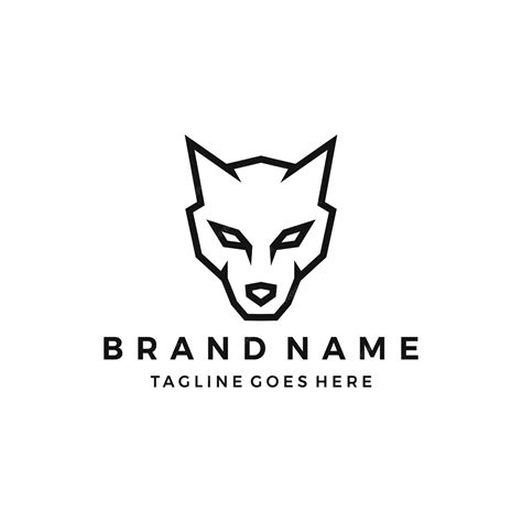 Premium Vector Wolf Head Logo Design Icon Template Vector Illustration