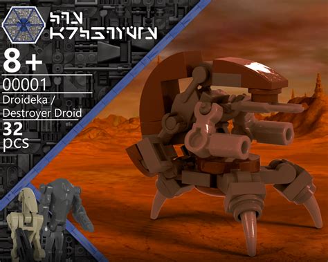 Lego Moc Minifig Scale Droideka By Cisarchives Rebrickable Build