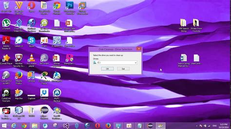 How To Disk Cleanup On Windows 8 By Command Prompt Youtube