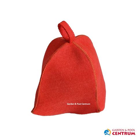 Čiapka Do Sauny Color červená Lacnebazenycz