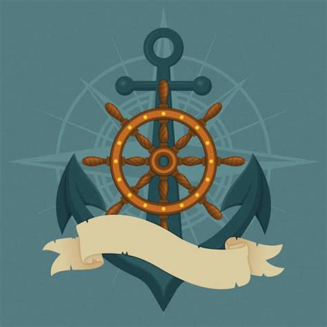 160 Pirate Anchor Tattoo Drawing Illustrations Royalty Free Vector
