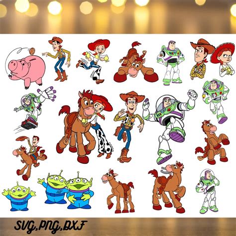 Toy Story Clipart Png Pixar Clipart Etsy Israel