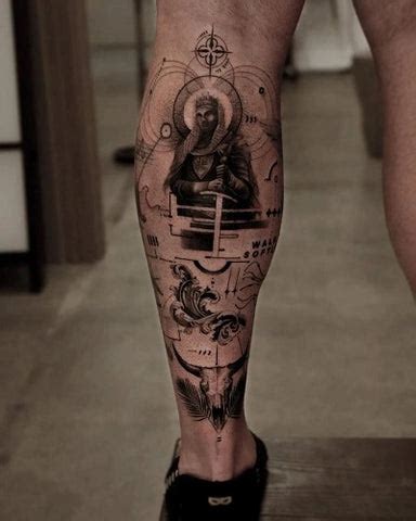 Calf Tattoo Designs