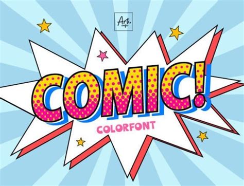 Comic Font Comic Inspired Font Comic Text Comic Inspired Text Font