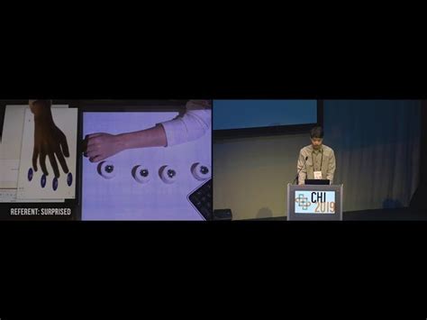 Acm Sigchi Talk Swarmhaptics Haptic Display With Swarm Robots From
