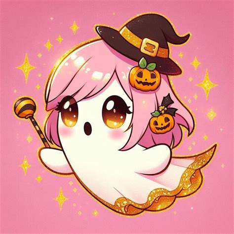 10 000 Spooky Chibi Ghost Illustration Pictures