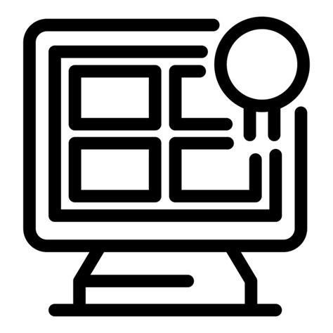 Premium Vector Computer Program Showing Data Analysis With Magnifying