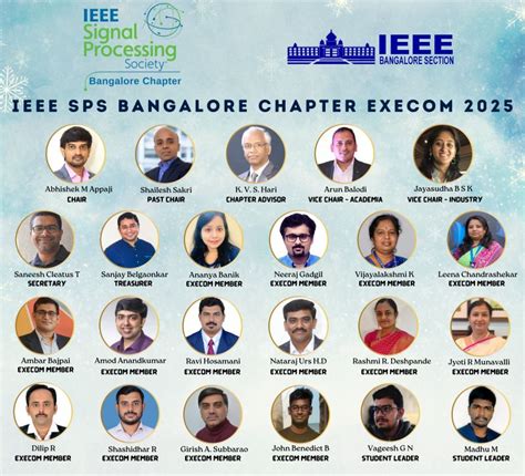 Ieee Signalprocessing Leadership Collaboration Ieeebangalore Sps