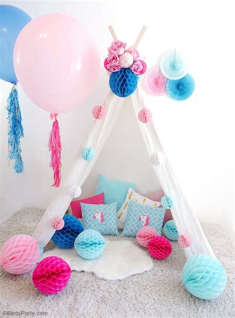 Diy Slumber Party Teepee Party Ideas Party Printables Blog