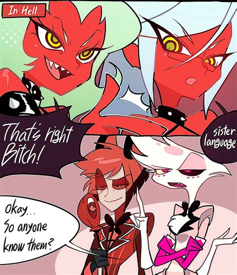Kneesocks Scanty Alastor And Angel Dust Panty And Stocking With Garterbelt And 1 More Drawn