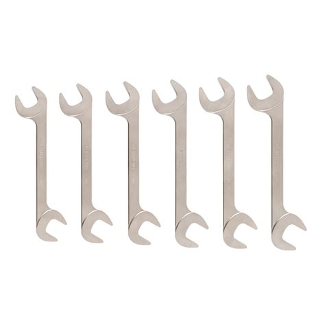 Tekton 6 Piece Set Metric Angle Open End Wrench Wae92004 At