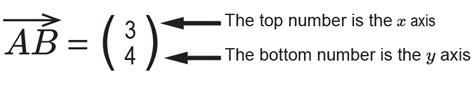 column vectors are measuring the axis the vector takes