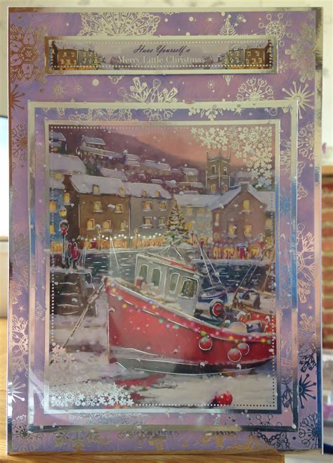 Christmas Card 20 A5 Makings From Hunkydory Snowy Season With