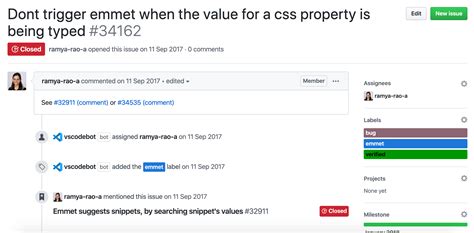 render labels and open close state in the issue hover · issue 1530