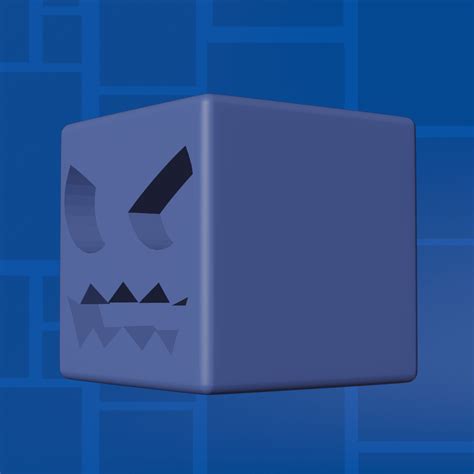 Free Stl File Geometry Dash Angry Demonic Face 💨 ・3d Printing Design To Download・cults