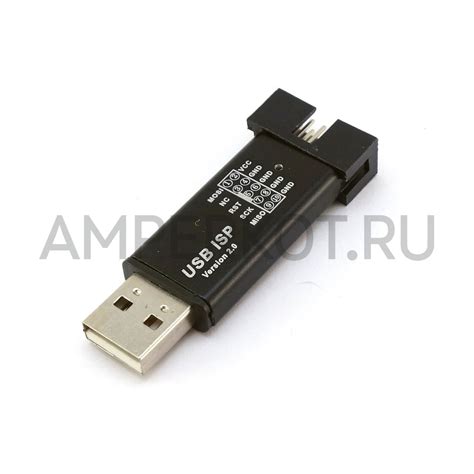Купить Программатор USB ISP v.2 в алюминиевом корпусе в Санкт-Петербурге