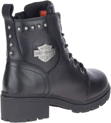 Harley Davidson® Womens Cynwood 5 Inch Black Motorcycle Riding Boots