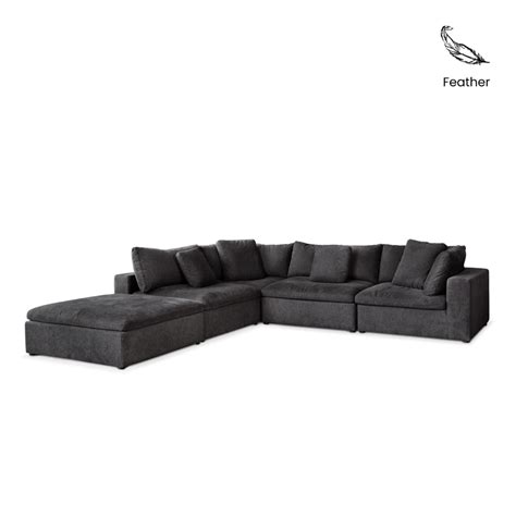 Patrice Luxe Extra Wide Sofa With Ottoman