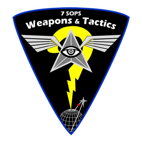 7 Sops Weapons And Tactics Patch 7th Special Operations Squadron Patches