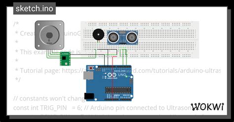 ultra sonic wokwi esp32 stm32 arduino simulator