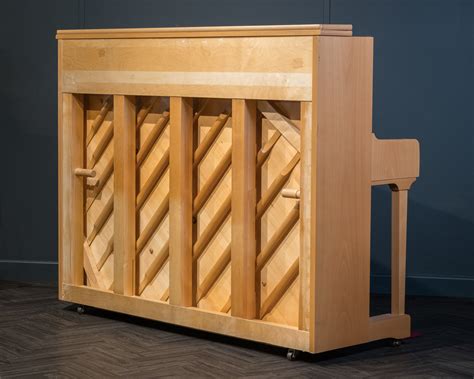 Upright Piano Back Feurich 122 Universal Silent Upright Piano