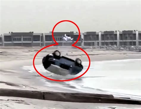 Video Driver Flies Through Air Like Rag Doll After Flipping Suv On