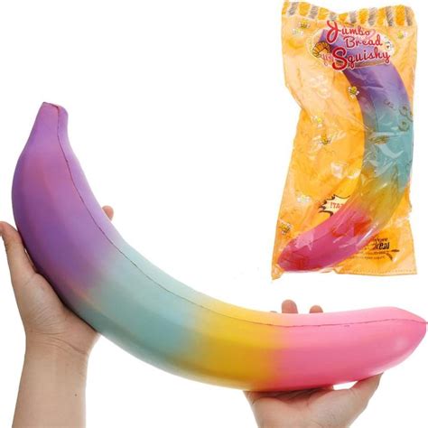 Giant Banana Durable Squishy 438cm Huge Fruit Slow Rising With