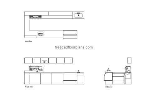 Cafe Counter Dwg Artofit