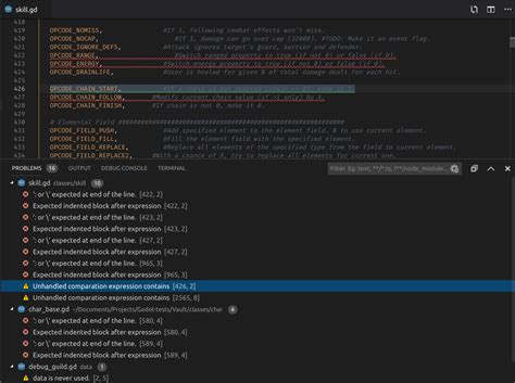 Pseudocode Inside Comments Is Considered Code And Syntax Checked Issue Godotengine