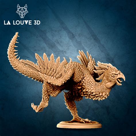 3d Printable Cocatrix 2 By La Louve 3d