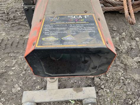 ISO COLOR SCA HEADLAMP ALIGNMENT PROCEDURE Jeff Martin Auctioneers Inc