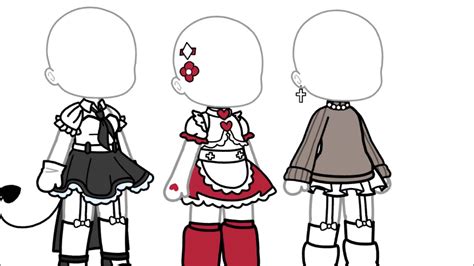 Gacha Outfit Characters Inspiration Drawing Game Character Design