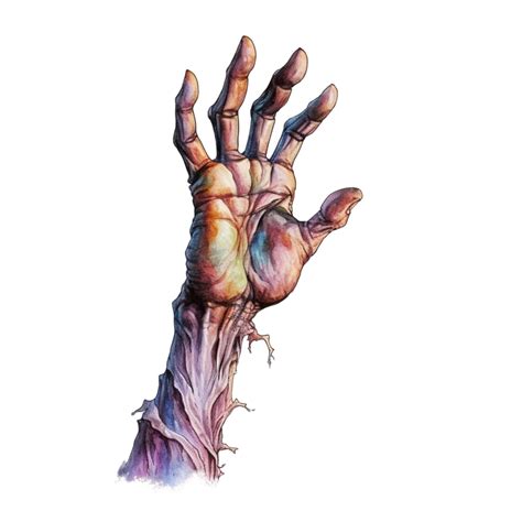Zombie Hand Clipart Bundle High Resolution Halloween Clipart Png Files