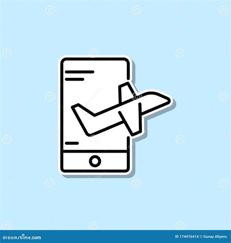 Online Travel Sticker Icon Simple Thin Line Outline Vector Of Travel Icons For Ui And Ux