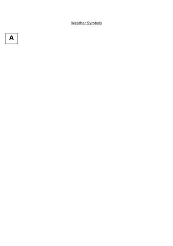 Synoptic Charts Teaching Resources