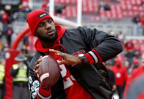 Lebron James Reflects On High School Football Career Urban Meyer