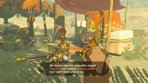 How To Complete The Decorate With Passion Quest In Zelda Tears Of The