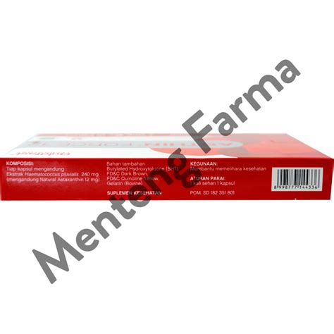 Asthin Force 12 Mg 10 Kapsul Suplemen Antioksidan Menjaga Kesehatan