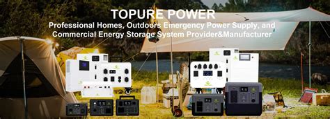 Best Portable Battery Pack Manufacturer Product Topure Power