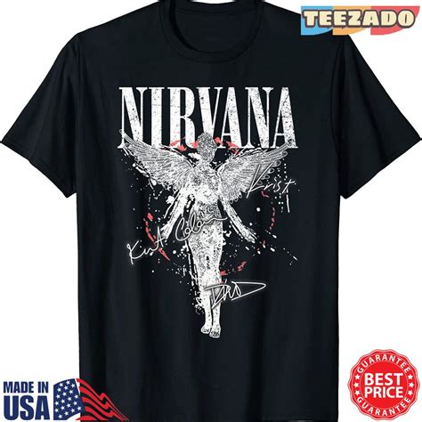Nirvana Shirt Vintage Angel Nirvanas Art Music Rock Band Legend 80s