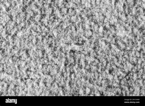 Microfiber Texture In Enlarged Gray Fabric Closeup Detailed View Of