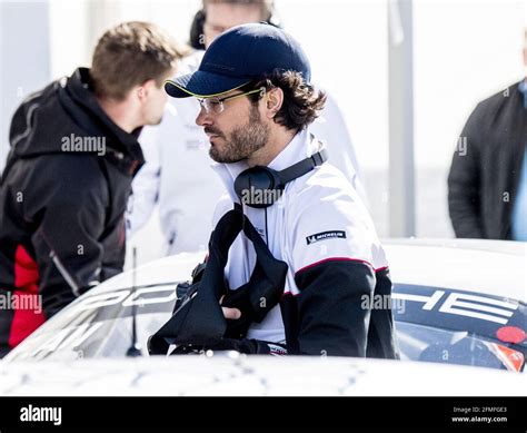 Prince Carl Philip Of Sweden Drives The Porsche Carrera Cup Scandinavia