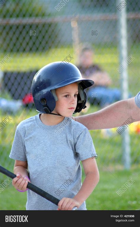 Boy Batting Baseball Image And Photo Free Trial Bigstock