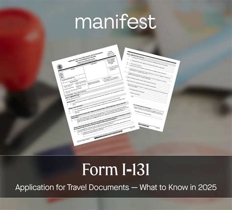 Form I‑131 Application For Travel Documents — What To Know In 2025