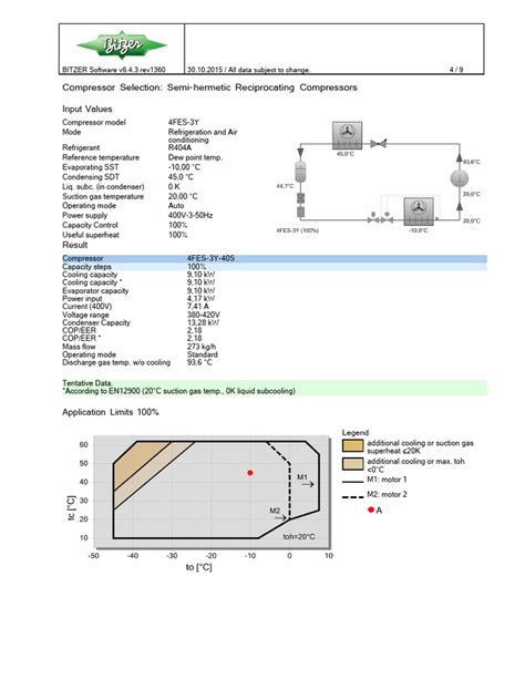 A Bitzer 4fes 3y 40s Pdf Gases Engineering Thermodynamics