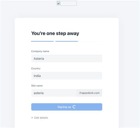Fix Signup Flow · Issue 1181 · Frappehelpdesk · Github