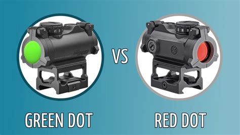 Green Dot Vs Red Dot Sight Whats The Difference Optics Mag