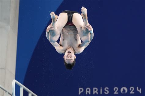 China Goes 1 2 In Semifinals Of Mens 3 Meter Springboard Diving At
